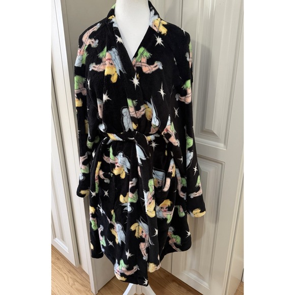 Disney | Intimates & Sleepwear | Disney Tinkerbell Plush Fleece Robe Xl ...